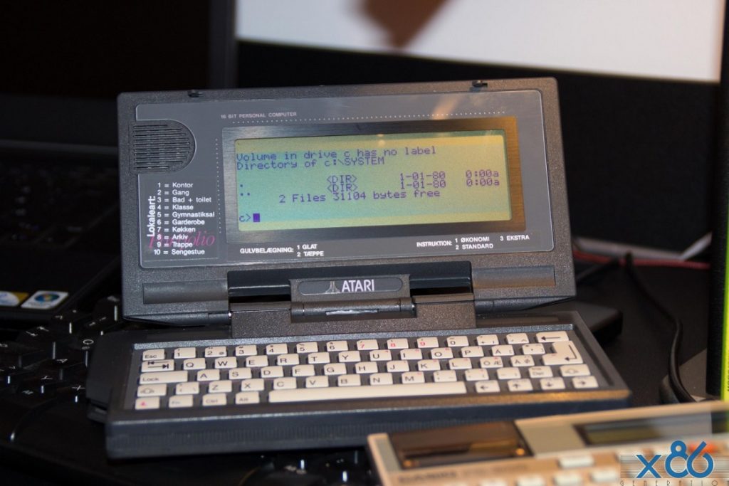 The Atari Portfolio (world’s first palmtop computer)