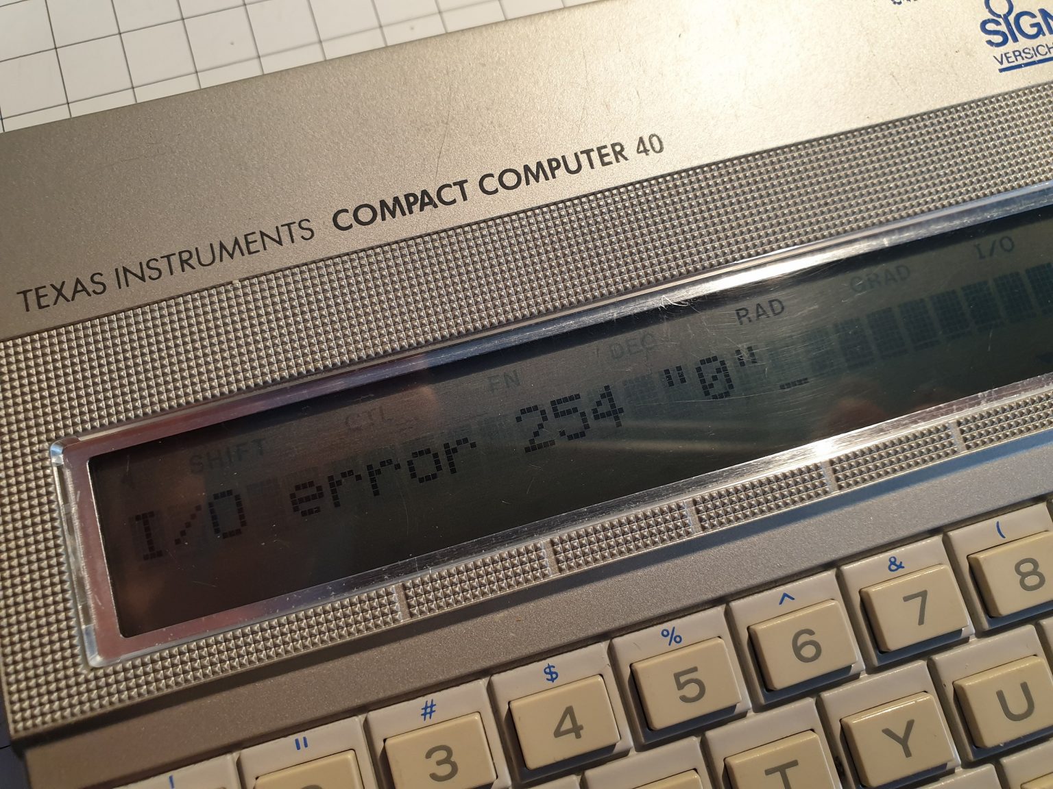 Texas Instruments Compact Computer 40